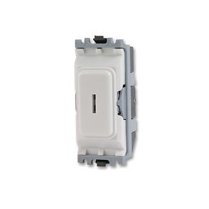 MK Electric White 20amp Secret Key Grid Switch | UKES
