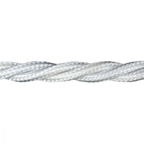 1m of White Braided Cable (CABTRE31001) at UK Electrical Supplies