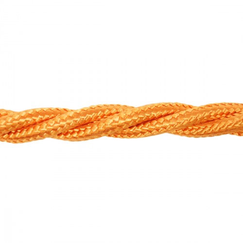 1m of Orange Braided Cable (CABTRE31042) at UK Electrical Supplies