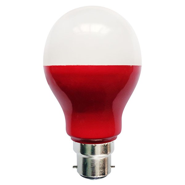 BELL Lighting 5W Non-Dimmable B22 Red Coloured LED GLS | UKES