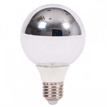 BELL Lighting 5W Warm White Non-Dimmable E27 Crown Silver LED Globe ...