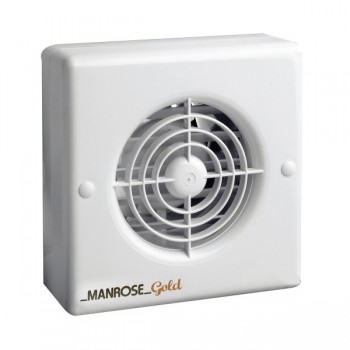 Manrose Gold 100mm Automatic Shutter Extractor Fan with PIR Sensor ...