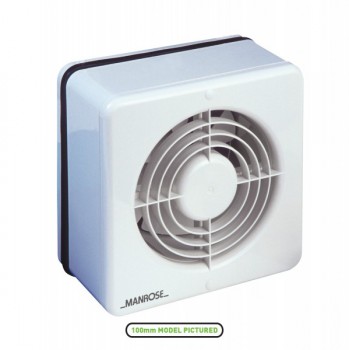 Manrose 150mm Window Extractor Fan with PIR Sensor | UKES