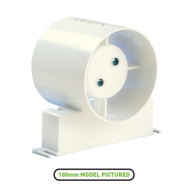 Manrose 120mm In-Line Shower Extractor Fan with Mounting Bracket and ...