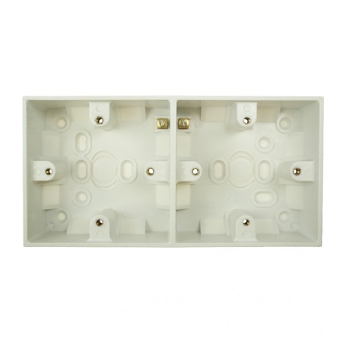 BG Dual 32mm Surface Pattress, Switches and Sockets, UK Electrical Supplies