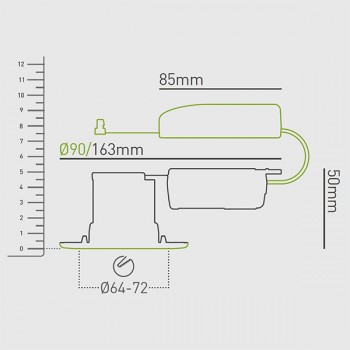 Collingwood Lighting Halers H2 Pro 700 T 2700K Dimmable Fixed LED ...