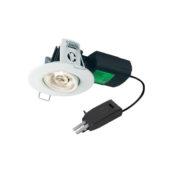 Collingwood Lighting Halers H4 Pro 700 T 3000K Dimmable Gloss White ...