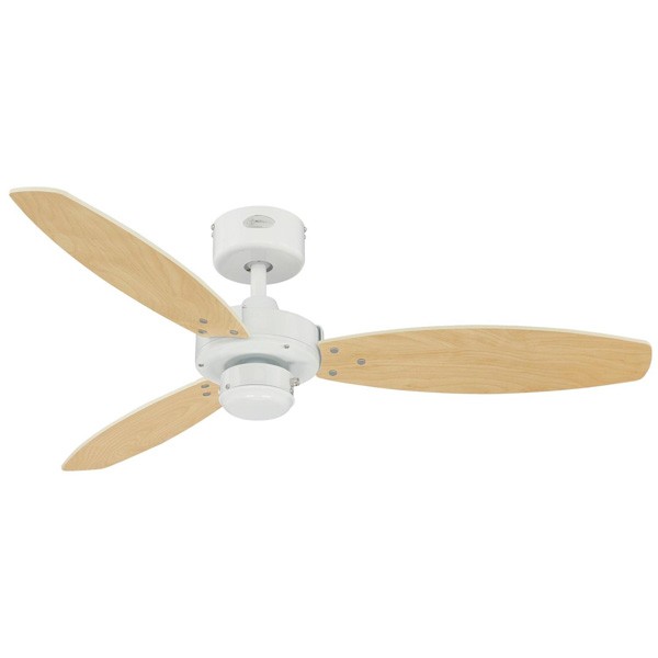 Westinghouse Jet II 42 Inch White Ceiling Fan with White and Light ...