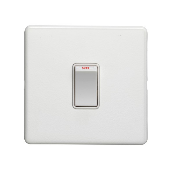 Eurolite Concealed 3mm 1 Gang 20A DP Switch (ECW20ADPSW W) at UKES