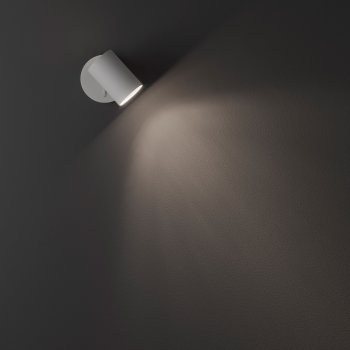 Astro Ascoli Single Switched Textured White Wall Reading Light (1286010 ...