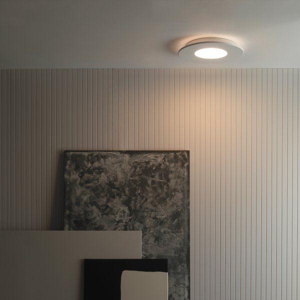 Astro Zero Round White LED Ceiling Light | UKES