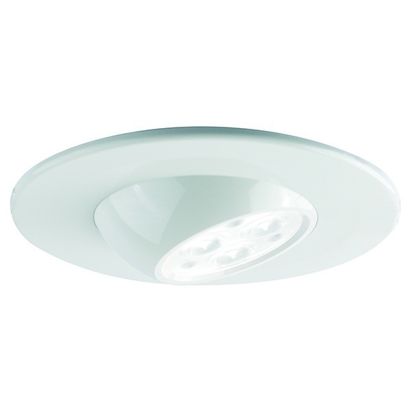 Collingwood Lighting Halers H4 Eyeball T 4000K Dimmable Gloss White ...