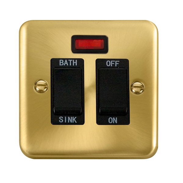 Click Deco Plus 20A DP Sink/Bath Switch w/ Neon (DPSB024BK) at UKES