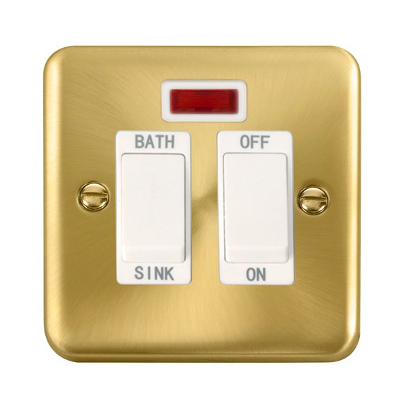 Click Deco Plus 20A DP Sink/Bath Switch w/ Neon (DPSB024WH) at UKES