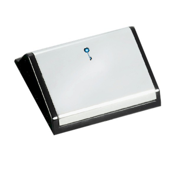 Hamilton EuroFix Bright Chrome 12-24V 50x50mm KNX On/Off Card Switch ...