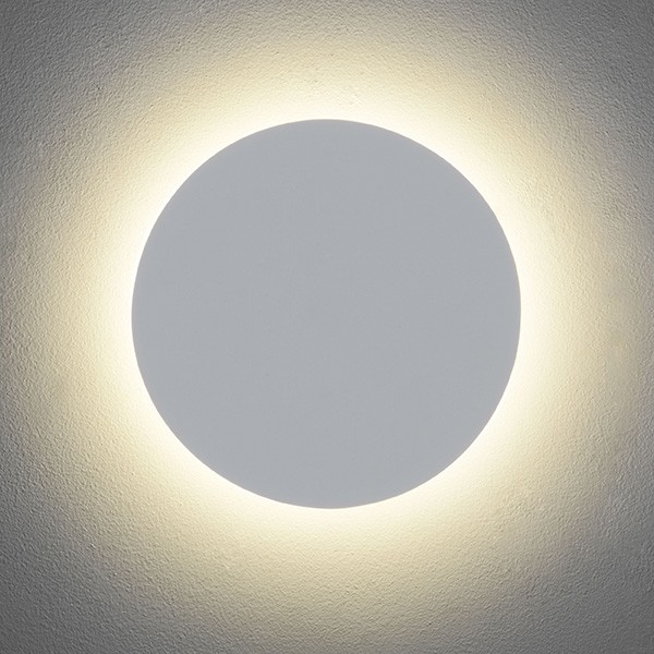 Astro Eclipse 350 Round 3000K Plaster LED Wall Light | UKES