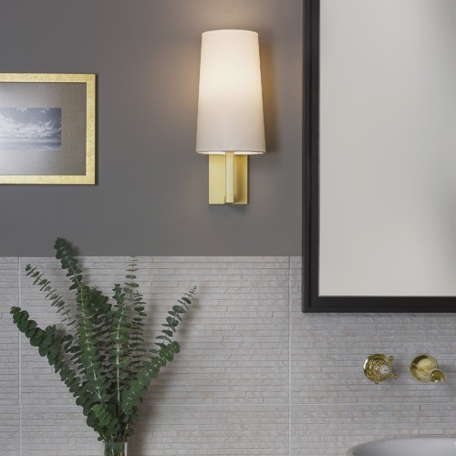 Astro Riva 350 Matt Gold Bathroom Wall Light | UKES