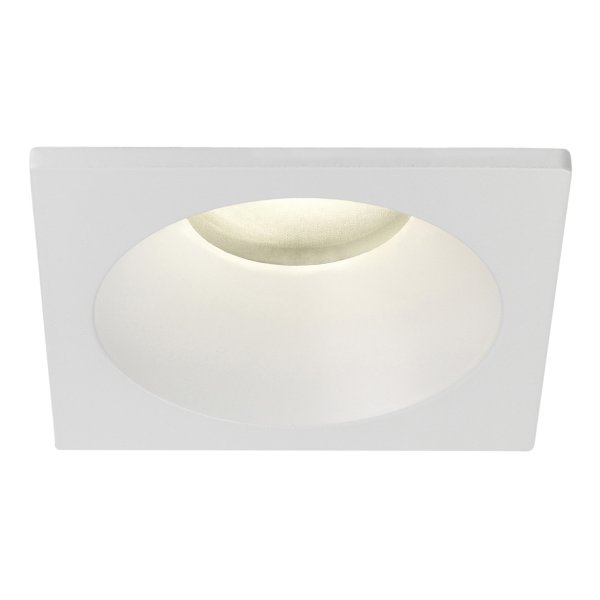 Astro Minima Square GU10 Matt White Bathroom Downlight | UKES