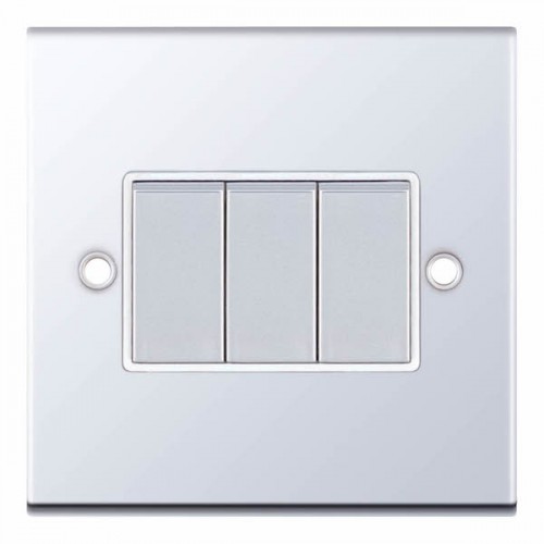 Selectric 5M 3 Gang 10A 2 Way Switch (DSL303) at UKES