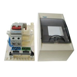 Hager 63amp 1 Way Plastic Consumer Unit | UKES