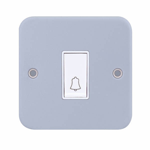 Selectric Metal Clad 1 Gang 10A Bell Switch (LG205MB) at UKES