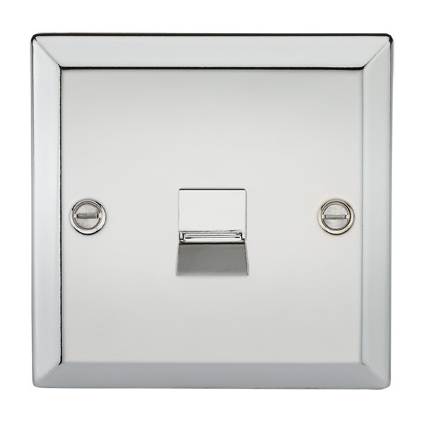 Knightsbridge Decorative Bevel Edge Polished Chrome Telephone Master ...