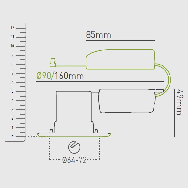 Collingwood Lighting Halers H2 Lite 500 CSW Colour Switchable Dimmable ...