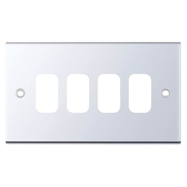 Selectric 5M GRID360 4 Gang Faceplate (SGRID360-219) at UKES