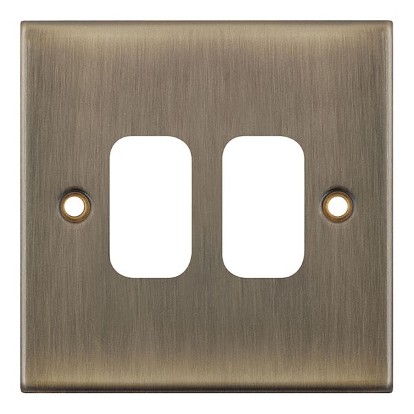 Selectric 5M GRID360 2 Gang Faceplate (SGRID360-231) at UKES