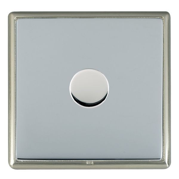 Hamilton Linea-Rondo CFX Satin Nickel Frame/Bright Steel Plate 1 Gang ...