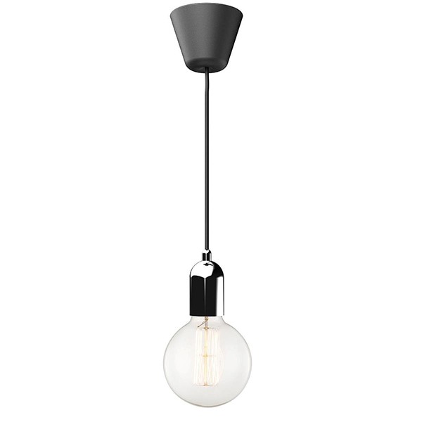 Nordlux DFTP Funk Black/Chrome Pendant Light | UKES
