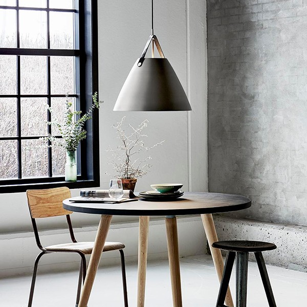 Nordlux DFTP Strap 48 Brushed Steel Pendant Light | UKES