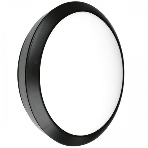 Aurora Lighting Orbital 25W 4000K Black LED Bulkhead (EN-BH25BLK/40EMMS ...