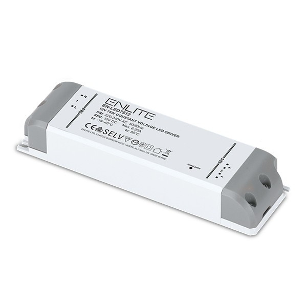 Enlite 75W 12V Non-Dimmable Constant Voltage LED Driver at UK ...