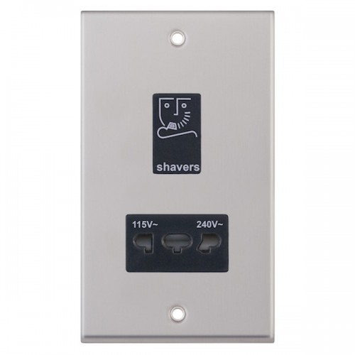 Selectric 7M 115/230V Dual Voltage Shaver Socket (LG9870SCB) at UKES