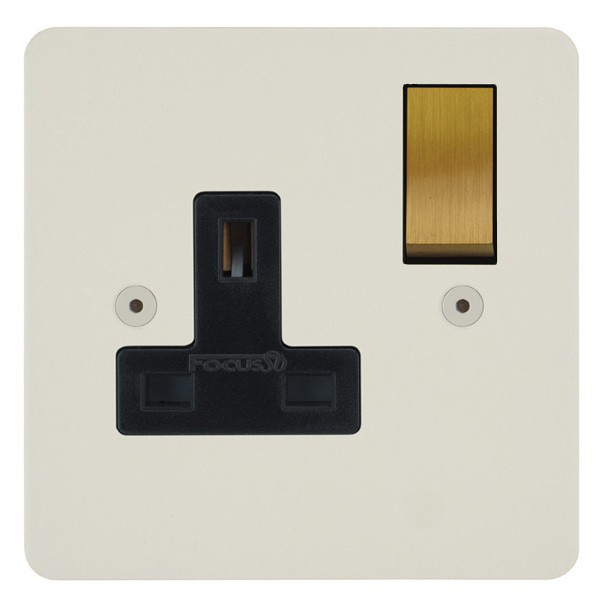 Focus SB Horizon HPW18.1B/SB 1 Gang 13A Switched Socket in Primed White ...