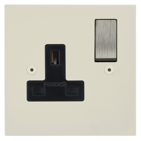 Focus SB Horizon Square Corners NHPW18.1B/SN 1 Gang 13A Switched Socket ...