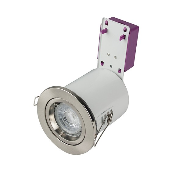 Robus Starling 50W Downlight, Brushed Chrome (RSF201-13) | UKES