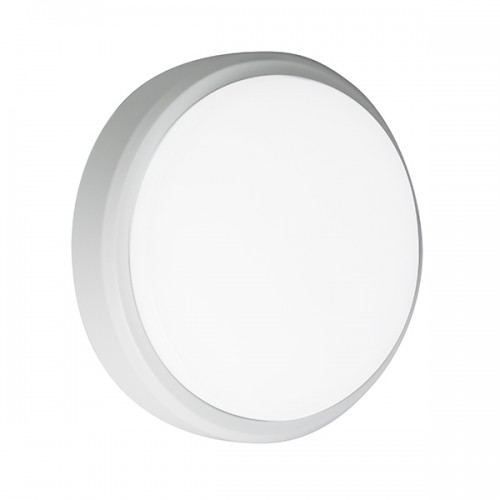 Robus Ohio 12W 3000K Circular LED Bulkhead (RHC1230-01) | UKES