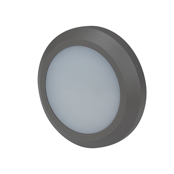 Robus Twilight 3W 3000K Circular Outdoor LED Wall Light | UKES