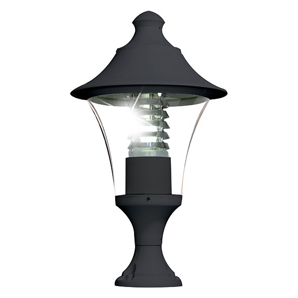 Fumagalli Remo 400 New Lot 42W 4000K Black LED Pedestal Light | UKES