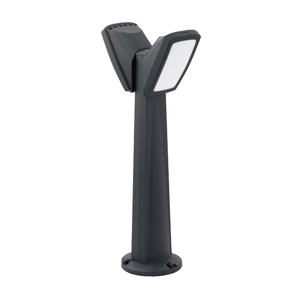 Fumagalli Pinela Germana 2L 2x20W 4000W Black LED Bollard | UKES