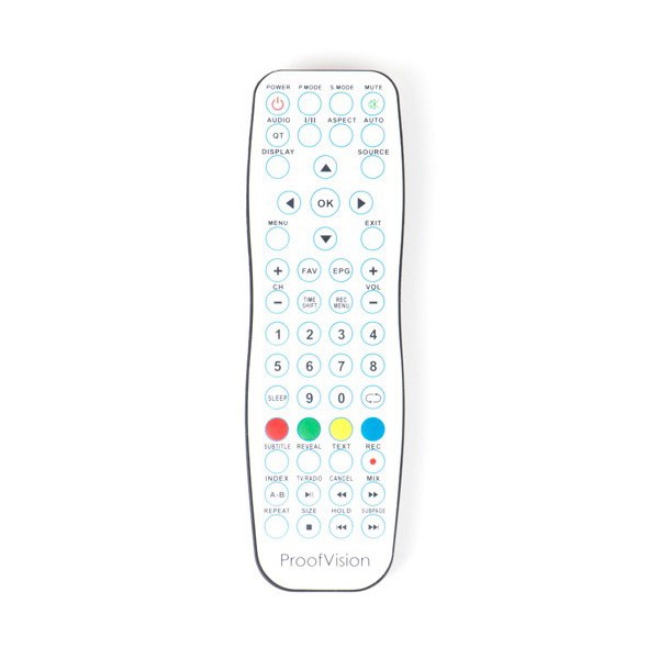 ProofVision Spare Remote Control for Bathroom TVs | UKES