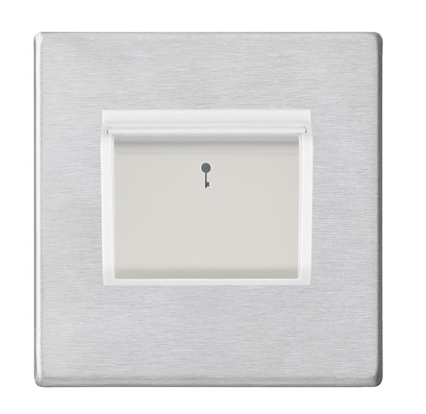 Hamilton Hartland G2 Satin Steel 10A (6AX) 12-24V On/Off Card Switch ...