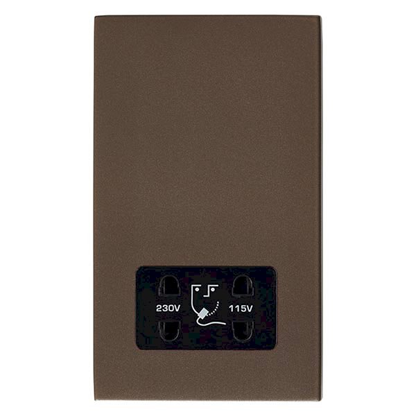 Hamilton Hartland G2 Richmond Bronze Dual Voltage Shaver Socket with ...