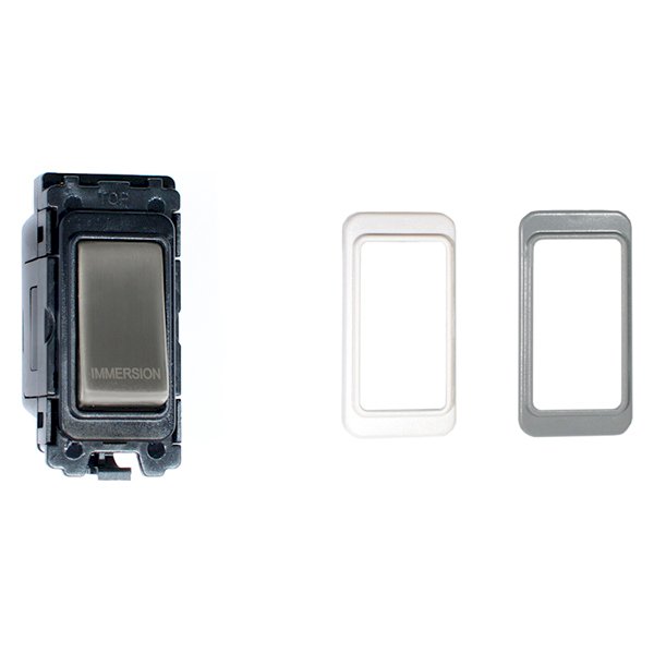 Eurolite Enhance Polished Chrome IMMERSION Switch Module with Black and ...