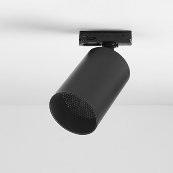 Astro Can 75 Matt Black LED Track Light | UKES