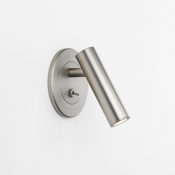 Astro Enna Recess Switched Matt Nickel LED Wall Reading Light (1058065 ...