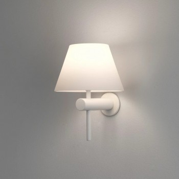 Astro Roma Matt White Bathroom Wall Light | UKES