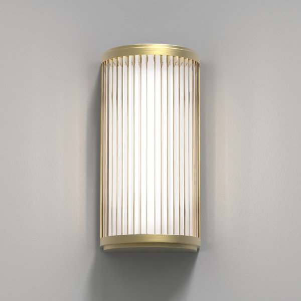 Astro Versailles 250 Matt Gold Bathroom LED Wall Light | UKES
